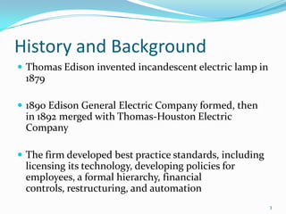 GE Case Study | PPTX
