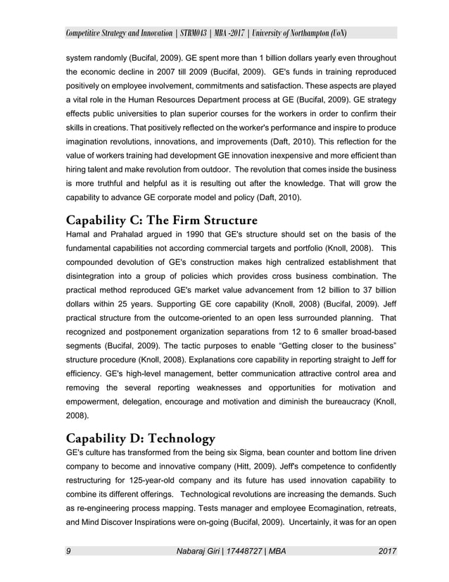 General Electric (GE) Case Study | PDF | Business Administration | Business