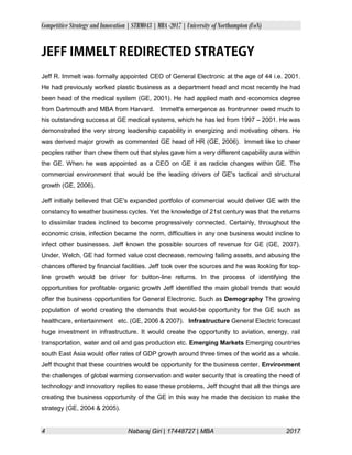 General Electric (GE) Case Study | PDF