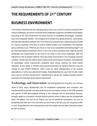 General Electric (GE) Case Study | PDF