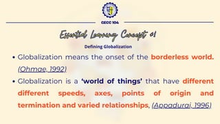UNDERSTANDING GLOBALIZATION: DEFINITIONS, METAPHORS, AND THEORETICAL ...