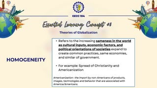 UNDERSTANDING GLOBALIZATION: DEFINITIONS, METAPHORS, AND THEORETICAL ...