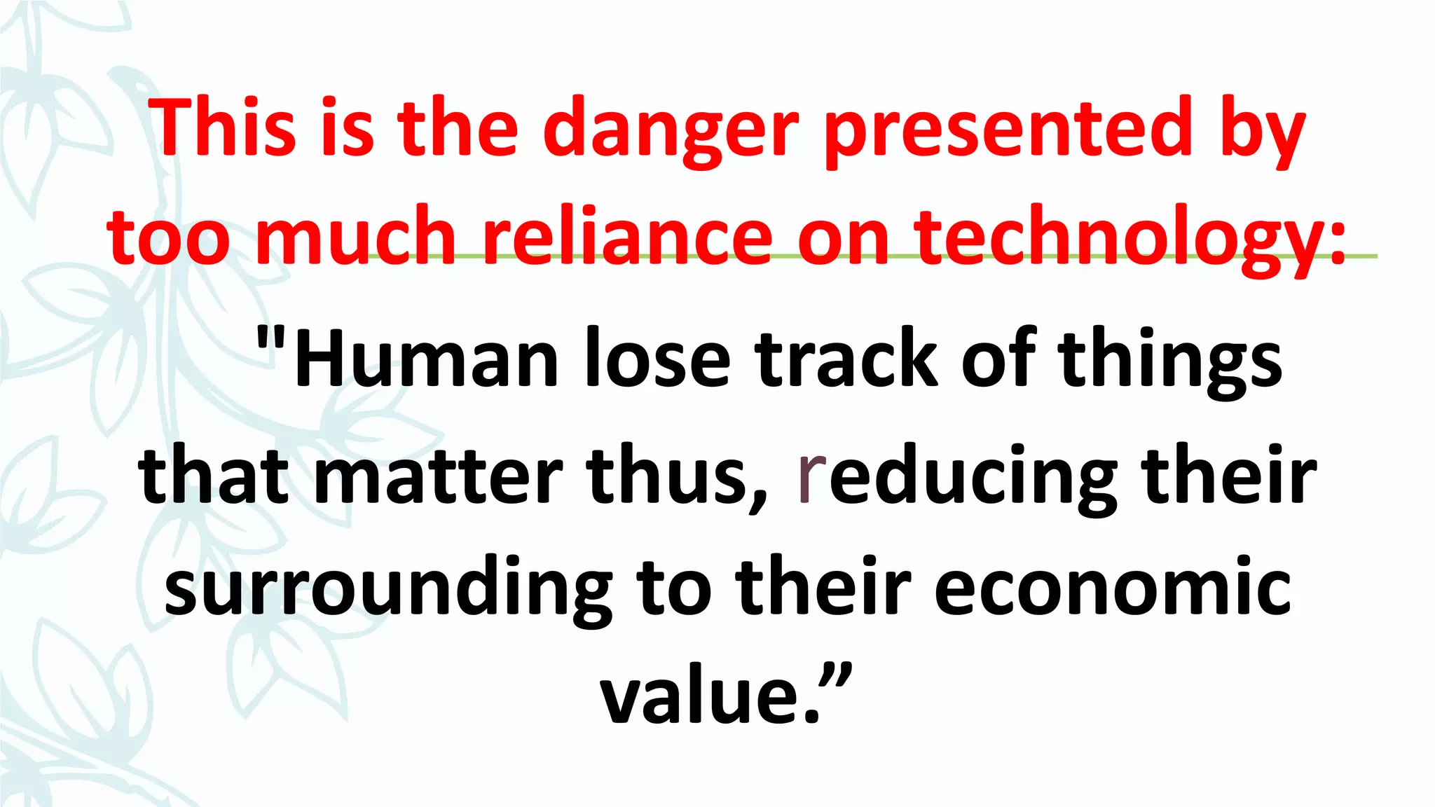STS - technology as a way of revealing | PPTX