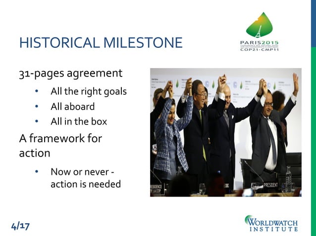 COP21, INDCs and Future Implementation Tools | PPT