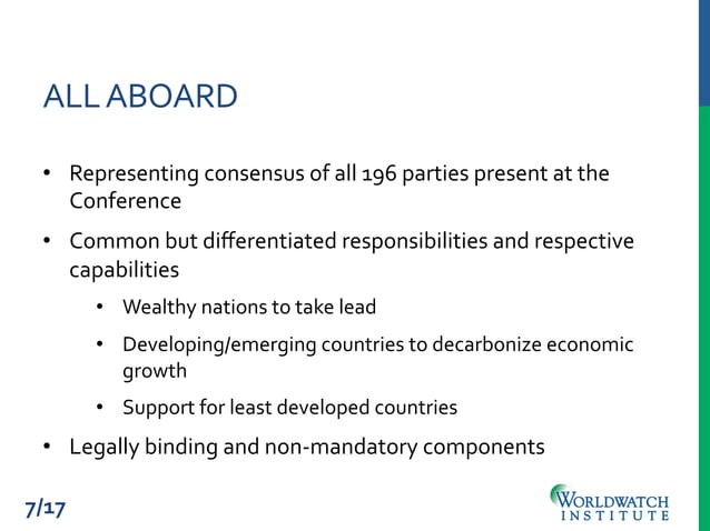 COP21, INDCs and Future Implementation Tools | PPT