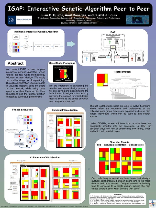 GECCO 08 Poster - IGAP: Interactive Genetic Algorithm Peer to Peer | PPT