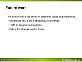 UMDAs for Dynamic Optimization Problems | PPT