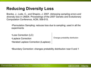 UMDAs for Dynamic Optimization Problems | PPT