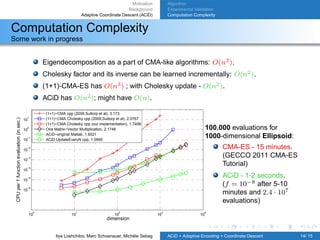 Adaptive Coordinate Descent | PPT