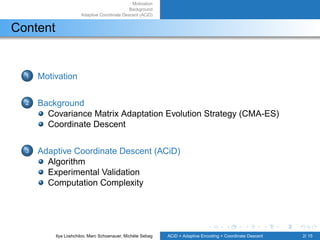 Adaptive Coordinate Descent | PPT