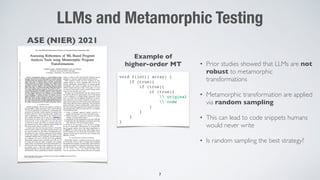 Searching for Quality: Genetic Algorithms and Metamorphic Testing for ...