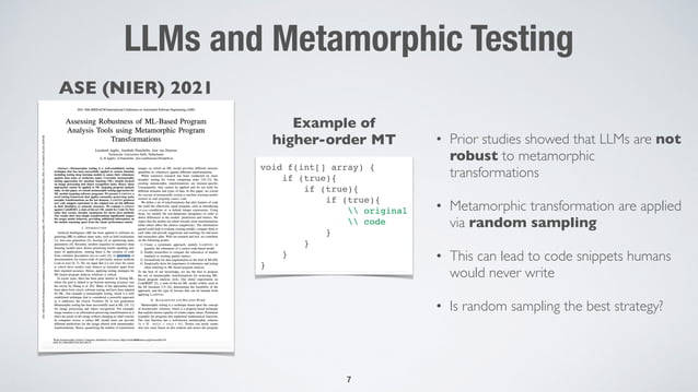 Searching For Quality Genetic Algorithms And Metamorphic Testing For Software Engineering Ml Ppt