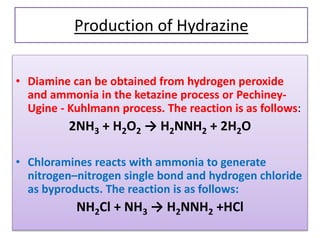 HYDRIDES OF NITROGEN | PPTX