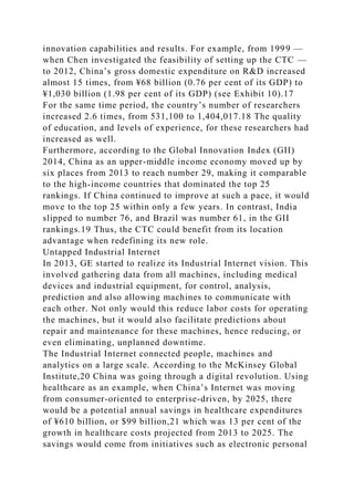 GE CHINA TECHNOLOGY CENTER EVOLVING ROLE IN GLOBAL INNOVATIONHa.docx