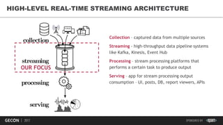 GECon2017_High-volume data streaming in azure_ Aliaksandr Laisha | PDF