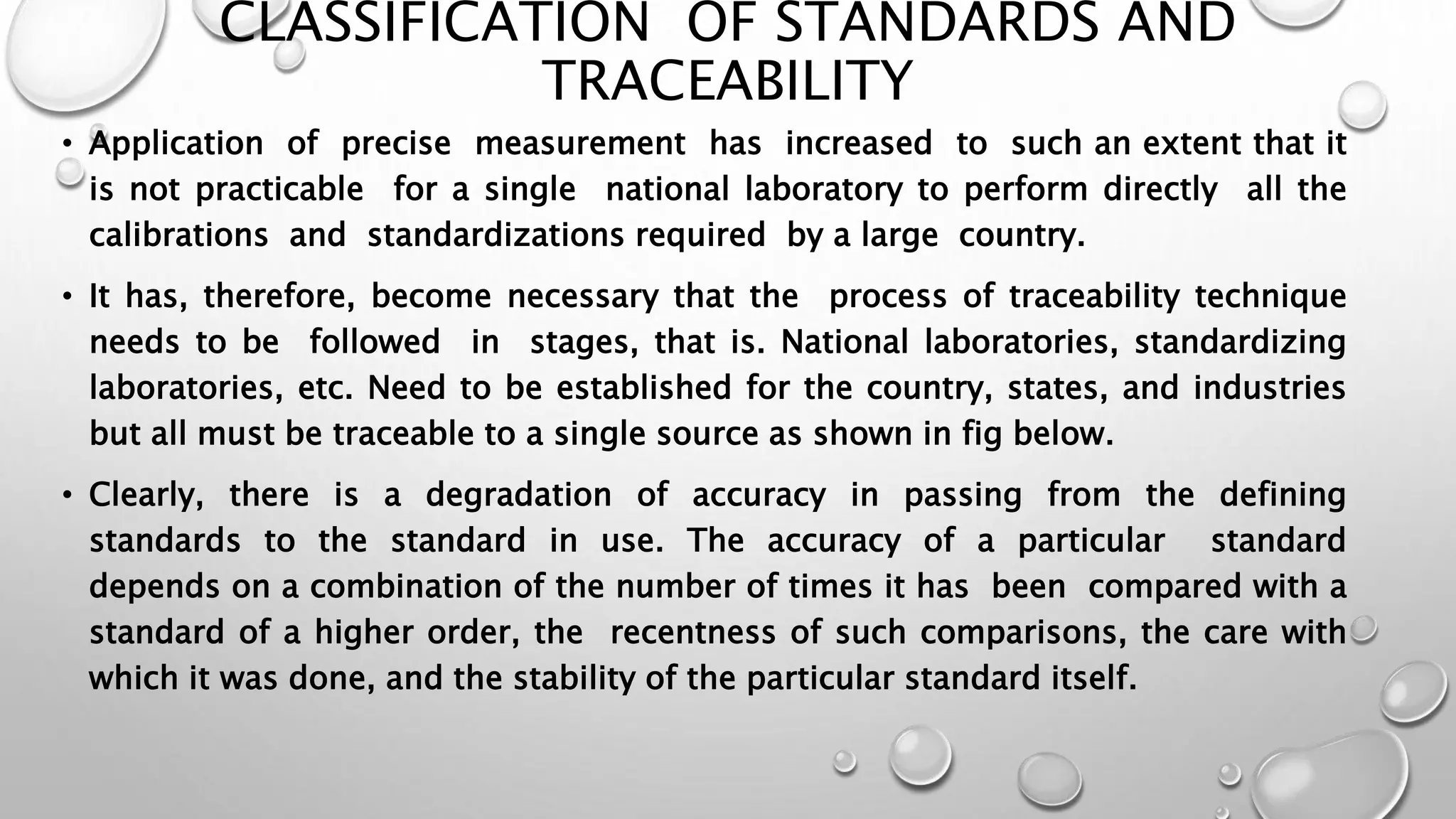 classification of standards and traceability | PPTX | Technology ...