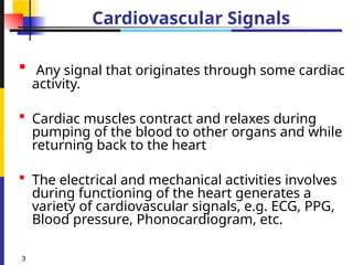 Cardiovascular signal processing and applications.ppt
