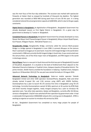 Development & Bangladesh : Achievements & Failures | PDF
