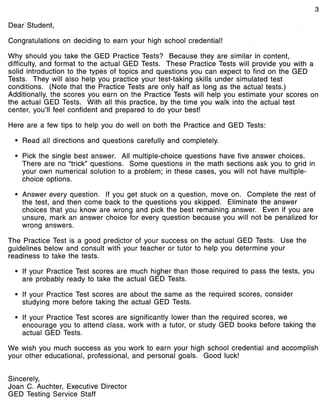 GED, Language Arts, Reading | PDF