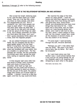 GED, Language Arts, Reading | PDF