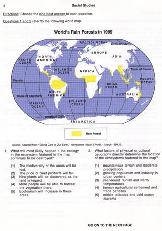 Ged social studies | PDF