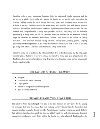 Social Life of Family | PDF