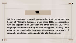 GED5 The demographic profile of the indigenous people in the ...