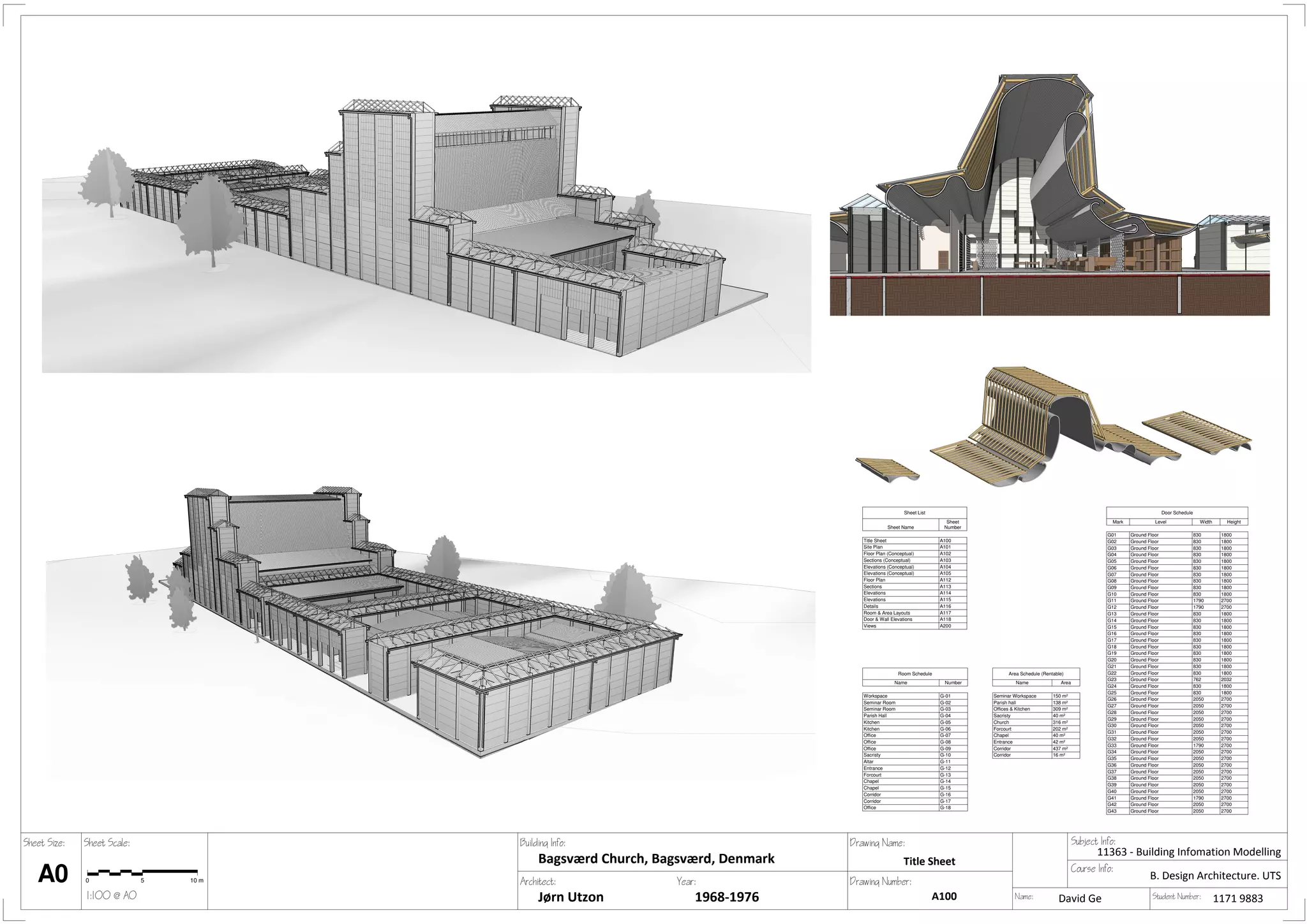 Bagsvaerd Church - Revit Model 2 | PDF