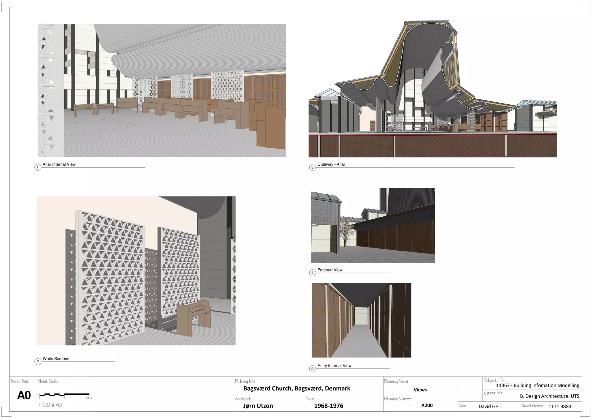Bagsvaerd Church - Revit Model 2 | PDF