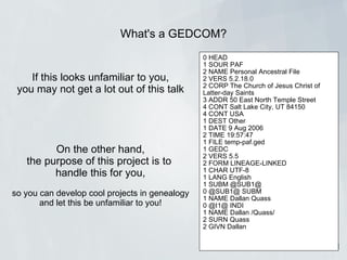 A Robust Open-source GEDCOM Parser | PPT