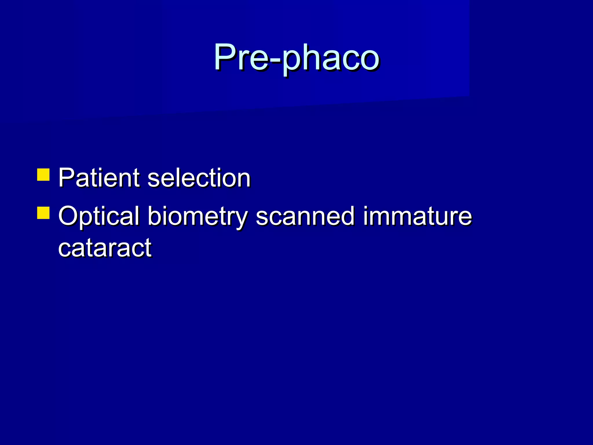 Gede Pardianto - Learning phacoemulsification for tremor surgeons | PPT