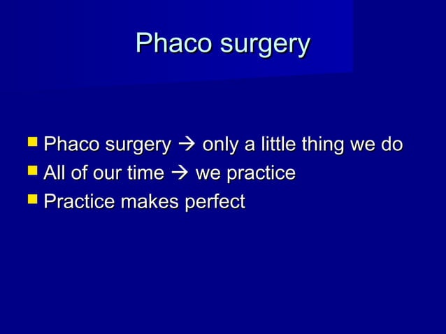 Gede Pardianto - Learning phacoemulsification for tremor surgeons | PPT