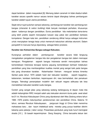 Character Education and Nation Building | PDF