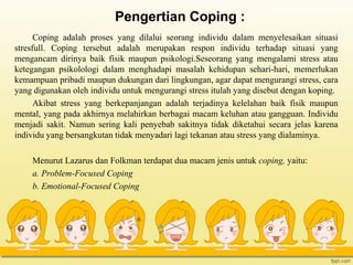 masa stress dan gender | PPT