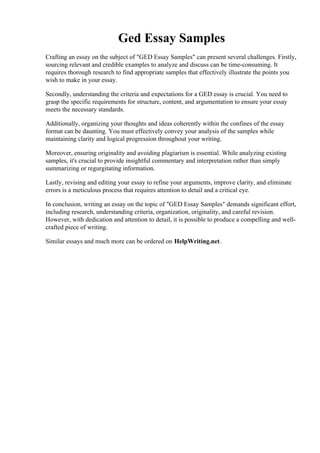 Ged Essay Samples.pdf