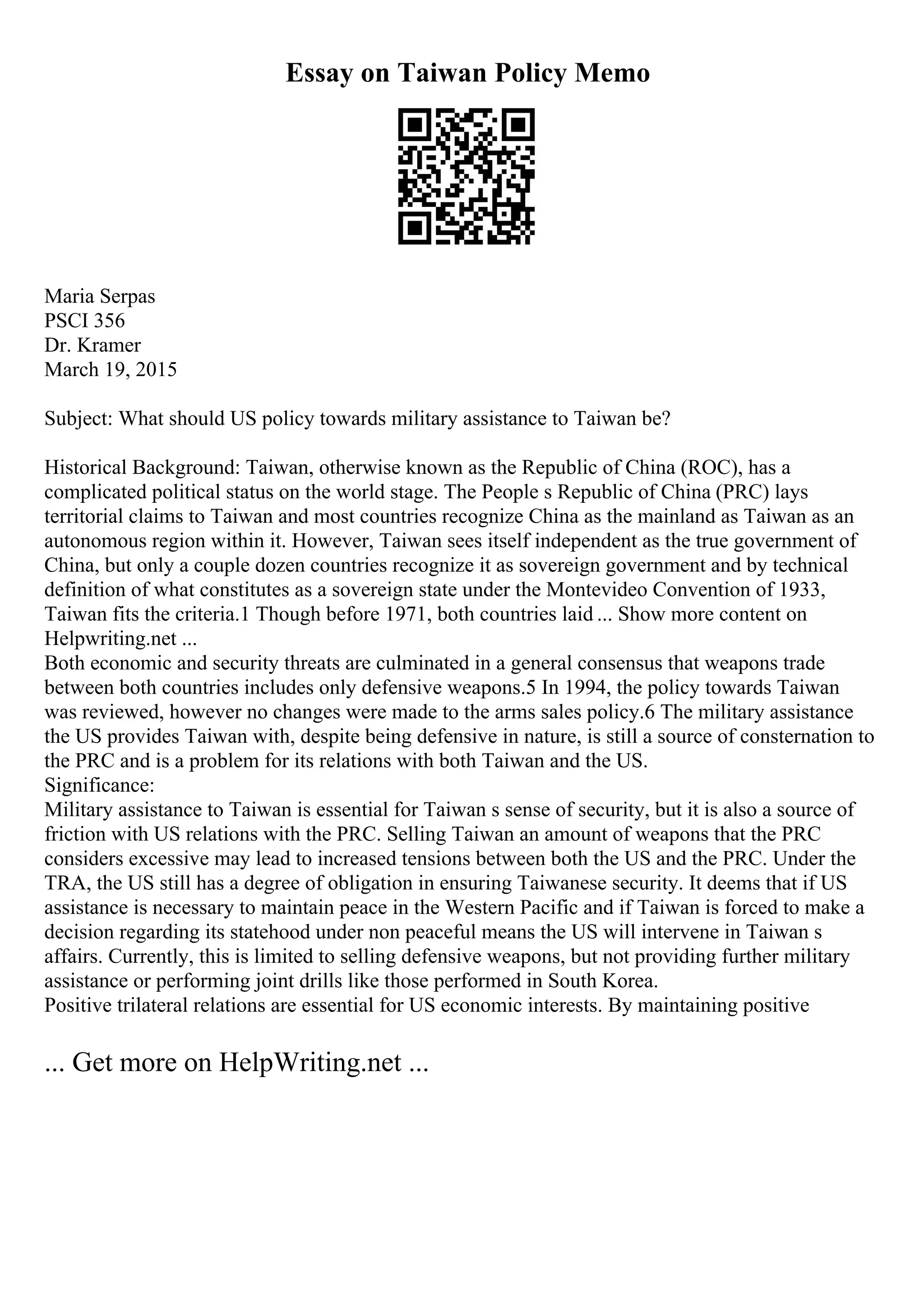 Ged Essay Score Examples | PDF