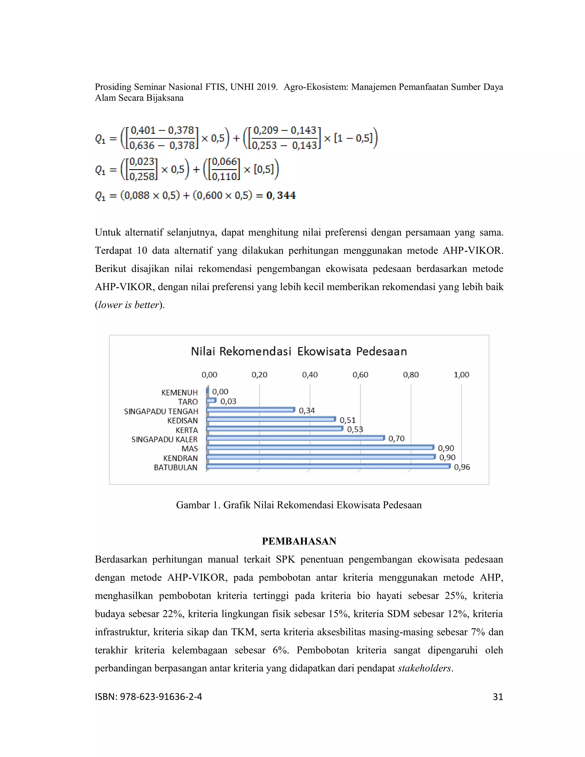 Perancangan Sistem Pendukung Keputusan Dengan Metode Ahp-Vikor Dalam Penentuan Pengembangan ...