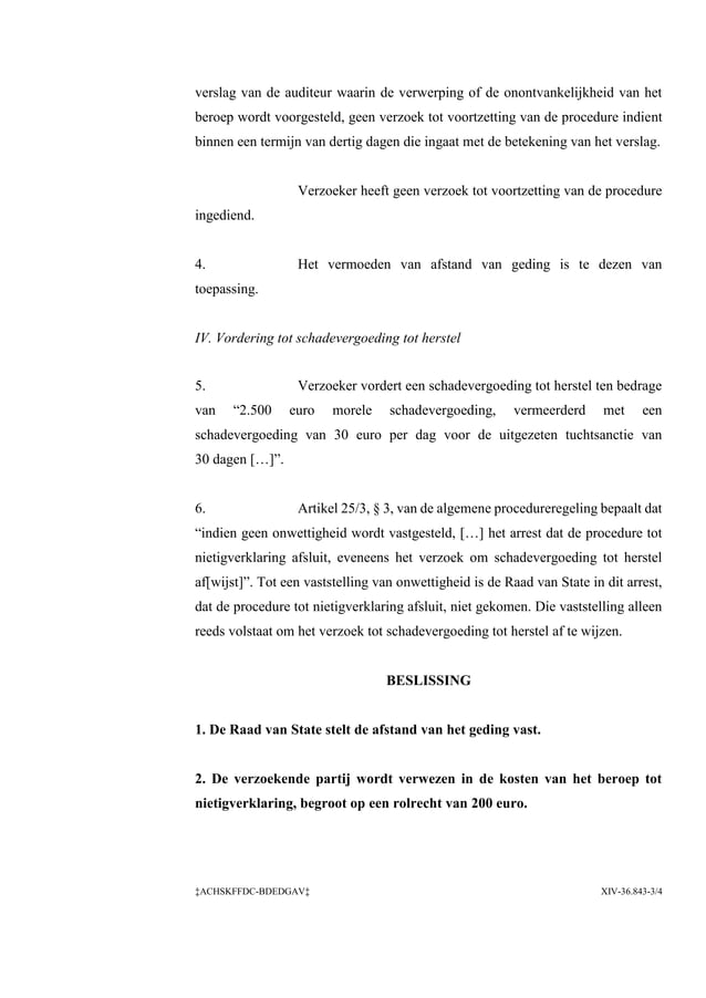 Gedetineerde eist schadevergoeding maar moet zelf betalen | PDF