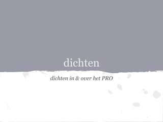 Gedichten | PPTX
