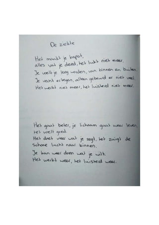 Gedicht Ziekte | DOCX