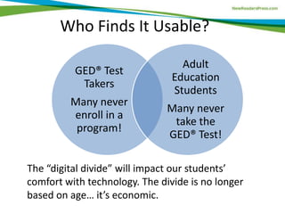 2014 GED Test Instructional Technology | PPTX