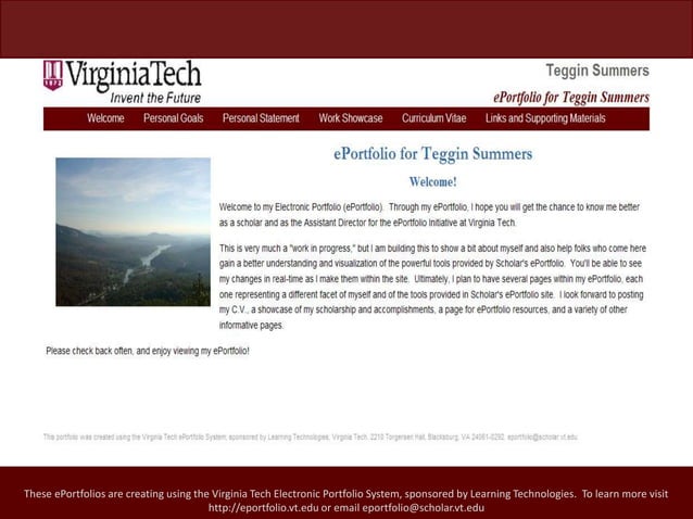 ePortfolio Overview | PPT