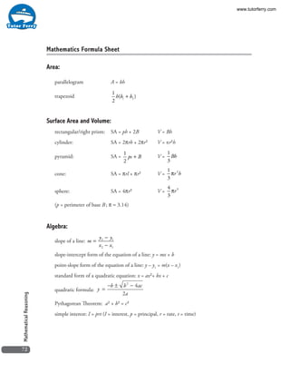 Ged Mathematical Test | PDF