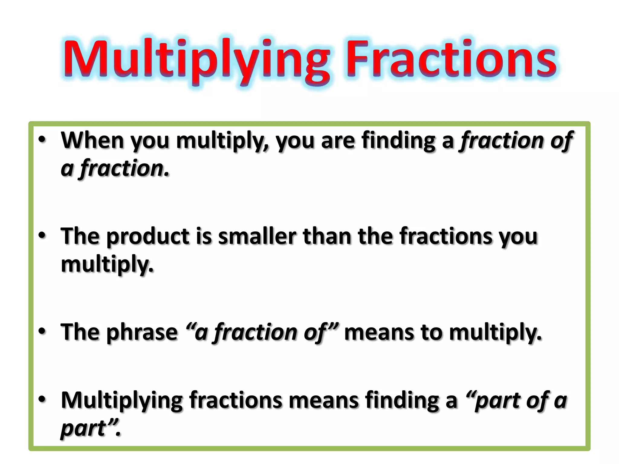8:00 GED Math Wednesday Fractions | PPTX