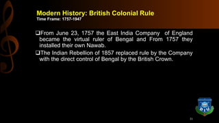 The Political History Of Bangladesh | PPTX