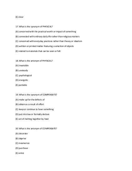 Ged Rla Vocabulary | PDF