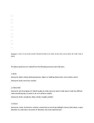 Ged Rla Vocabulary | PDF