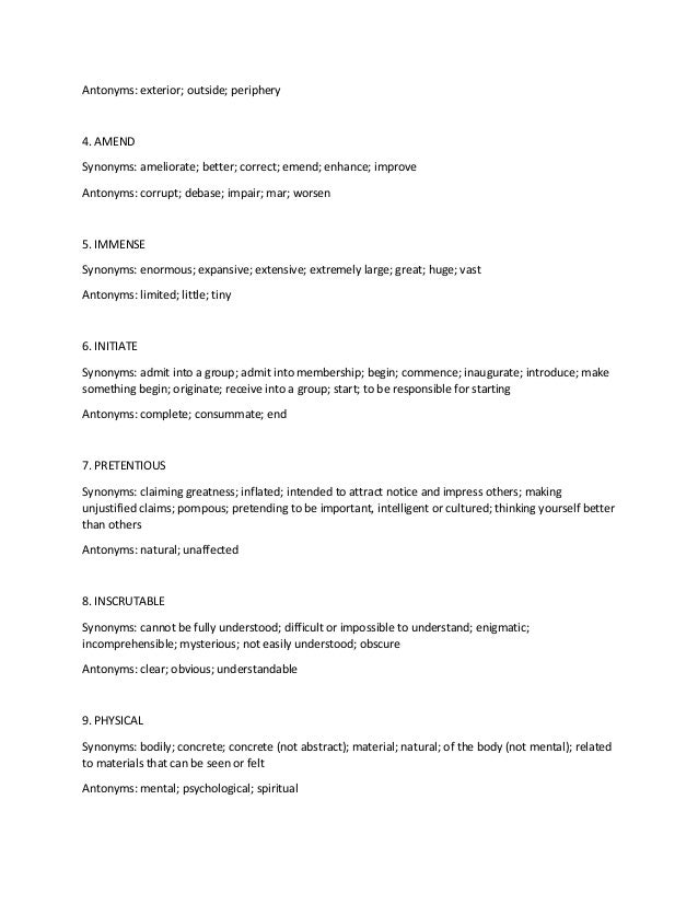Ged Rla Vocabulary | PDF
