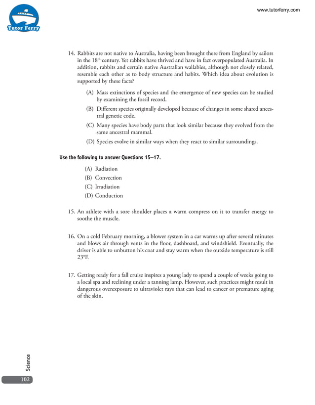 Ged Science Test | PDF