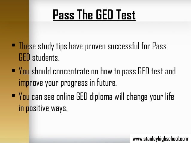 GED Test Tip Making Time To Study GED Test Tip Making Time To Study